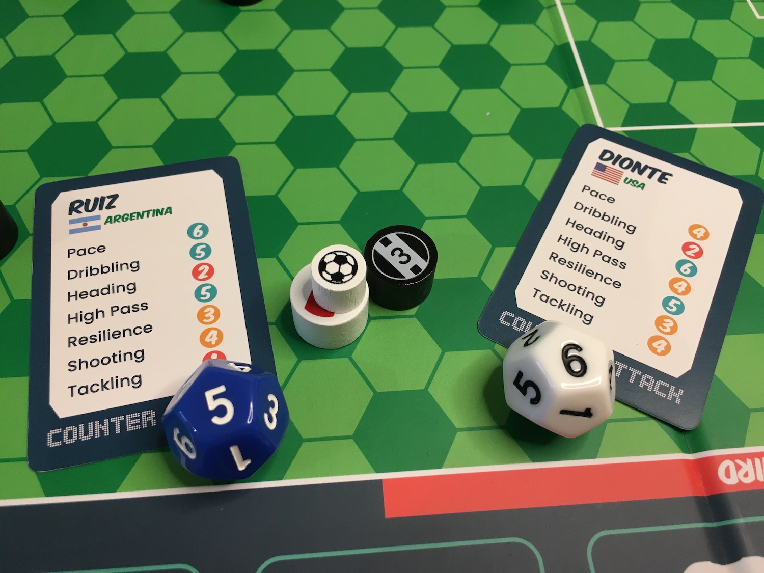 Great football board game - Counter Attack
